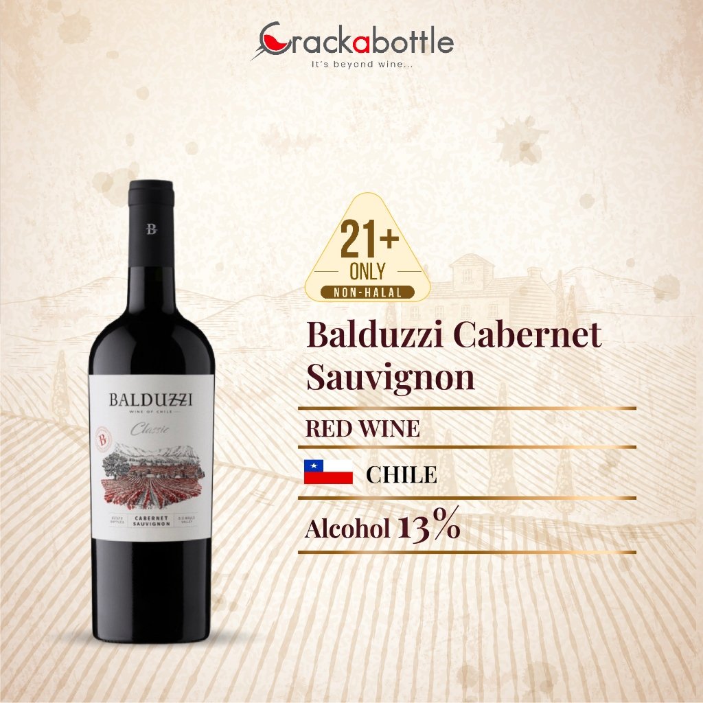 Balduzzi Cabernet Sauvignon - Bold Red Wine | Crackabottle